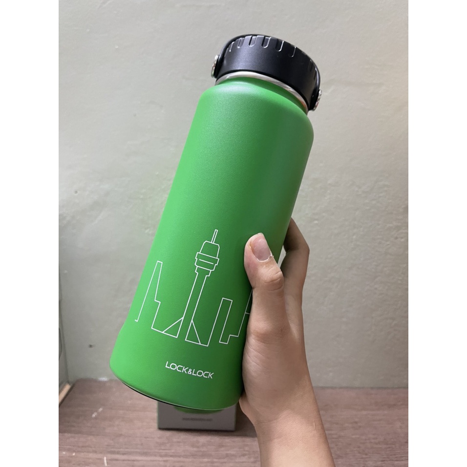 Bình giữ nhiệt LocknLock Riga Tumbler 897ml LHC4160 10 màu có khay lưới ...