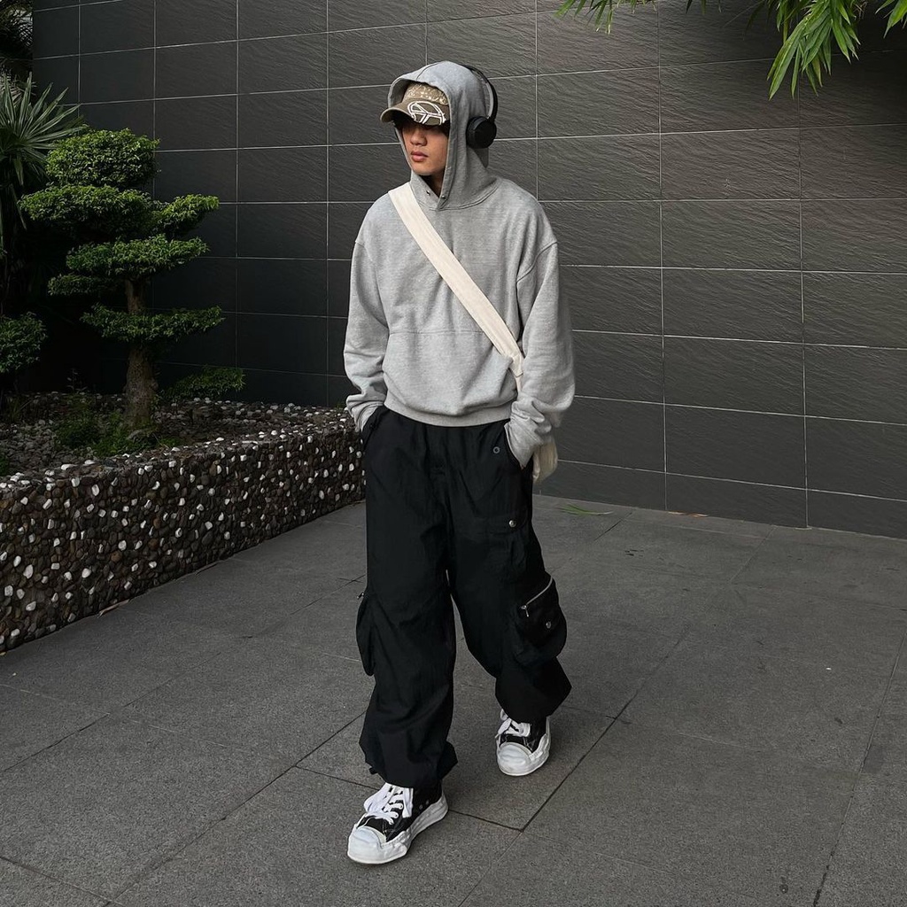 Áo Hoodie nam BLANK OPIUM BLACK BOXY HOODIE | Shopee Việt Nam