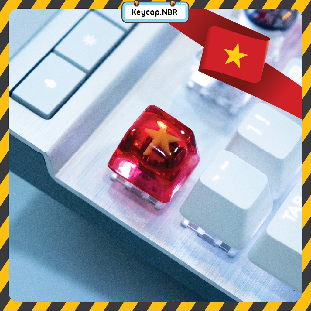 Keycap Cờ Đỏ Sao Vàng trang trí bàn phím cơ | Shopee Việt Nam