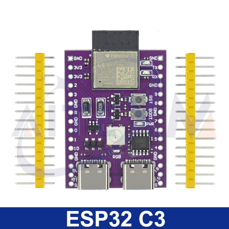 Bảng Mạch Phát Triển Usb Kép Esp32 Esp32 C3 Ai C3 Esp32 C3 Devkitm 1 Esp32 C3 Mini 1 Ai S3 Esp32