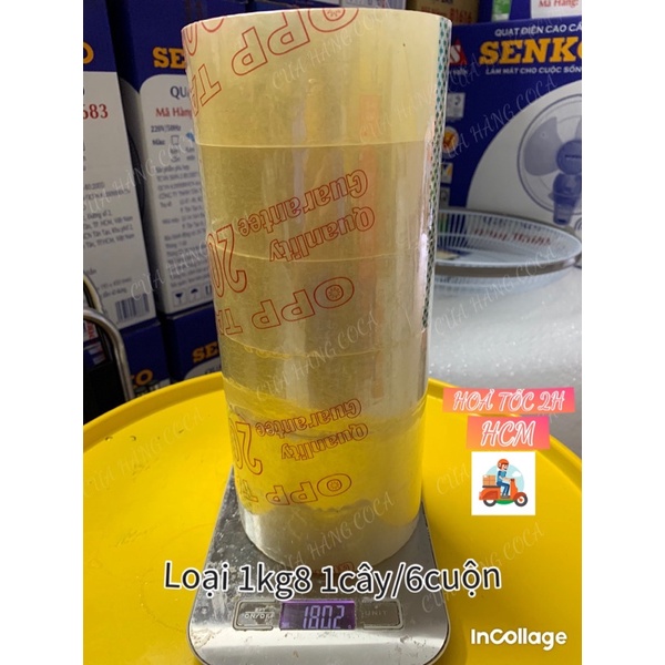 Băng Keo Trong Dùng Để Đóng Hàng Loại 1kg2-1kg8 | Shopee Việt Nam