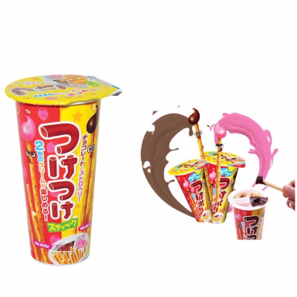 Bánh que Wismo kem socola và dâu tây ly 35g | Shopee Việt Nam