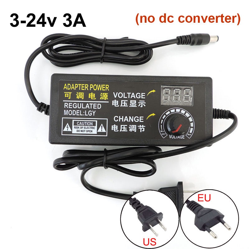 Bộ Chuyển Đổi Nguồn Điện Từ 220v Sang 12v dc 3v 5v 6v 9v 12v 15v 18v ...