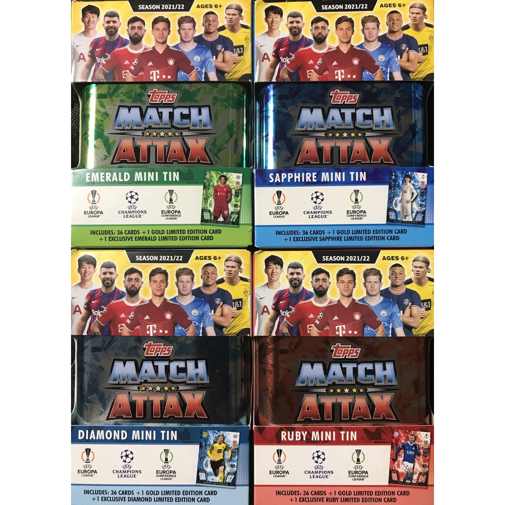 Hộp thẻ Topps Match Attax Mini Tin 2021/22 | Shopee Việt Nam