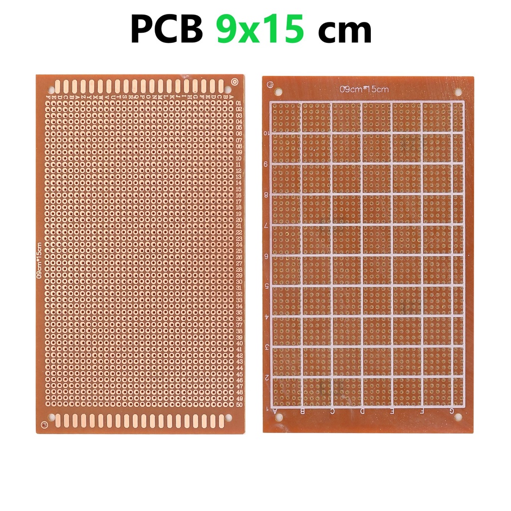 Bảng Mạch Đục Lỗ PCB 9*15 cm, 9x15, 10x15, 12x18, 10x22 cm Chất Lượng ...