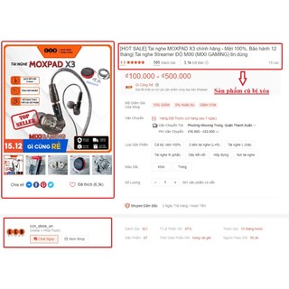 Tai nghe MOXPAD X3 | Bass tốt, có mic, dây tháo rời, tai nghe anh Độ ...