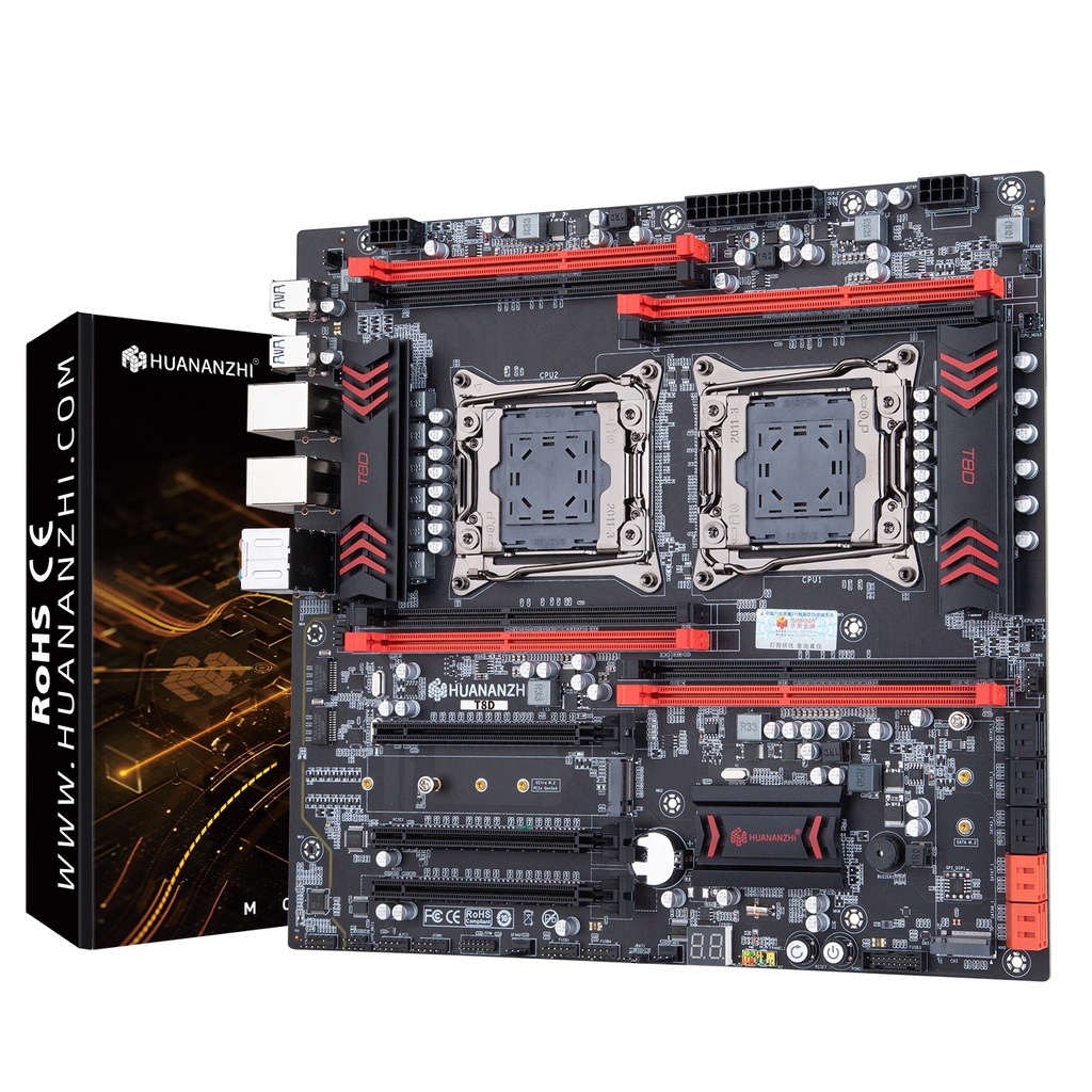 Bo mạch chủ Mainboard Huananzhi X99 T8D / F8D / F8D Plus Dual cpu ...