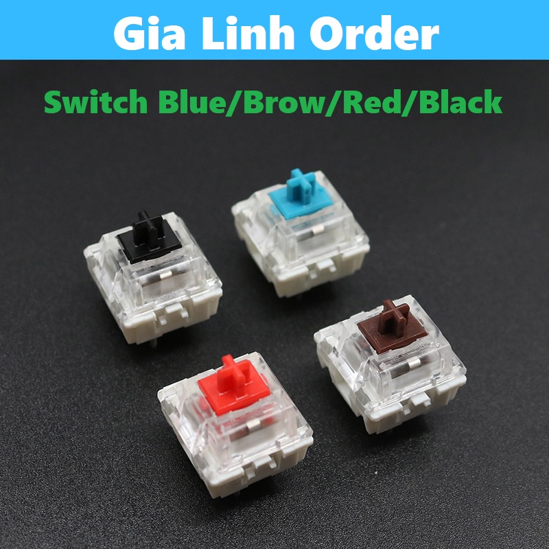 Switch OUTEMU phím cơ HotSwap trục cơ bàn phím Blue Switch/Red Switch ...