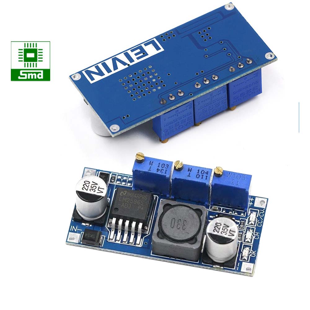 Mạch điều chỉnh hạ áp ổn áp ổn dòng CC/CV LM2596 sạc pin lithium, acquy ...