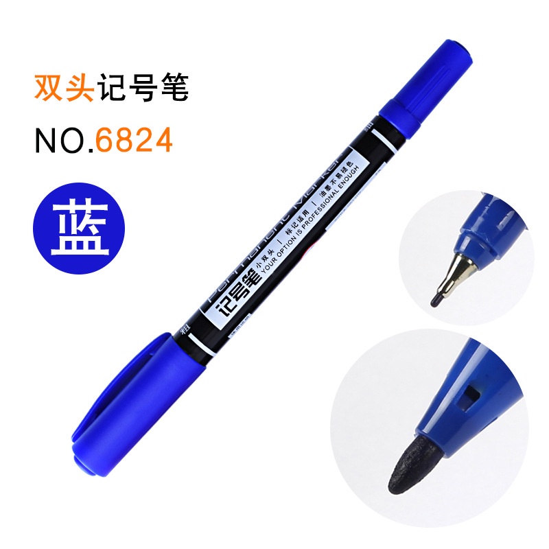 [HCM] Bút lông dầu kim 2 đầu Deli 6824- Deli 6881 (1 đầu) | Shopee Việt Nam
