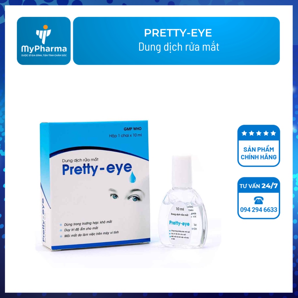 Dung dịch rửa mắt Pretty-eye [CHÍNH HÃNG] | Shopee Việt Nam