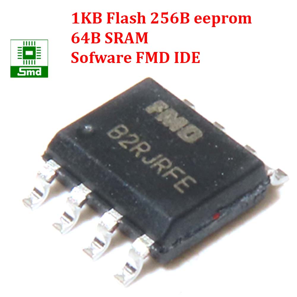 FT60F011A SOP8 Vi điều khiển FMD 1Kb Flash +64b Ram 256b EEPROM PWM | Shopee Việt Nam