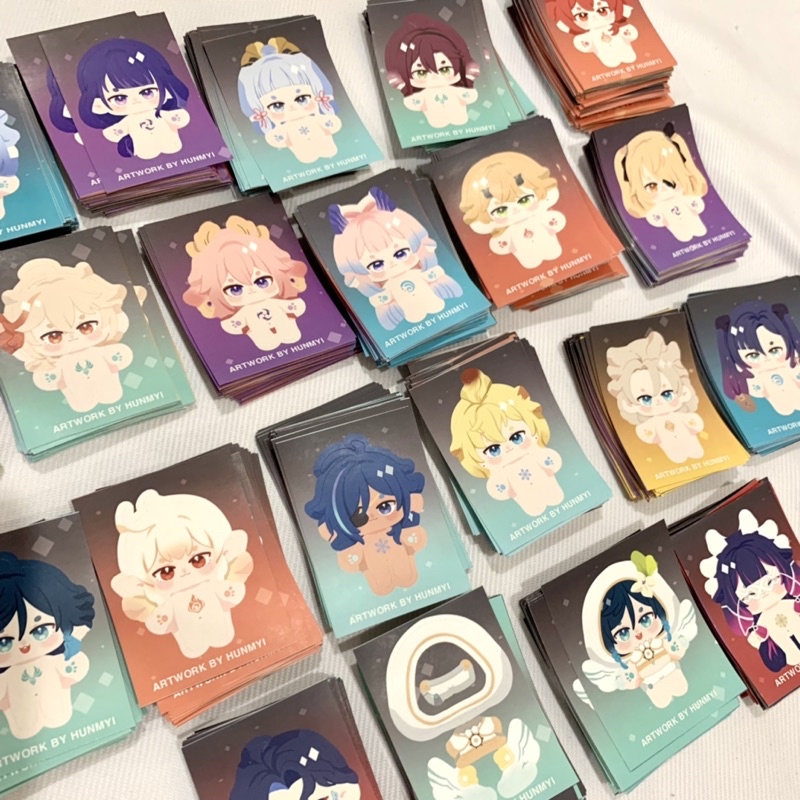 Sticker Gacha/Ngẫu Nhiên Genshin Doll, Outfit - Artist: Hunmyi ( Đọc kĩ ...