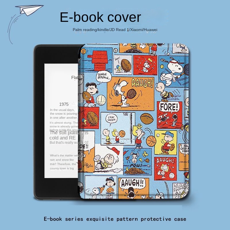 Phù Hợp Bao Da Máy Đọc Sách In Hình Snoopy kindle Huawei JDRead1 Palm ...