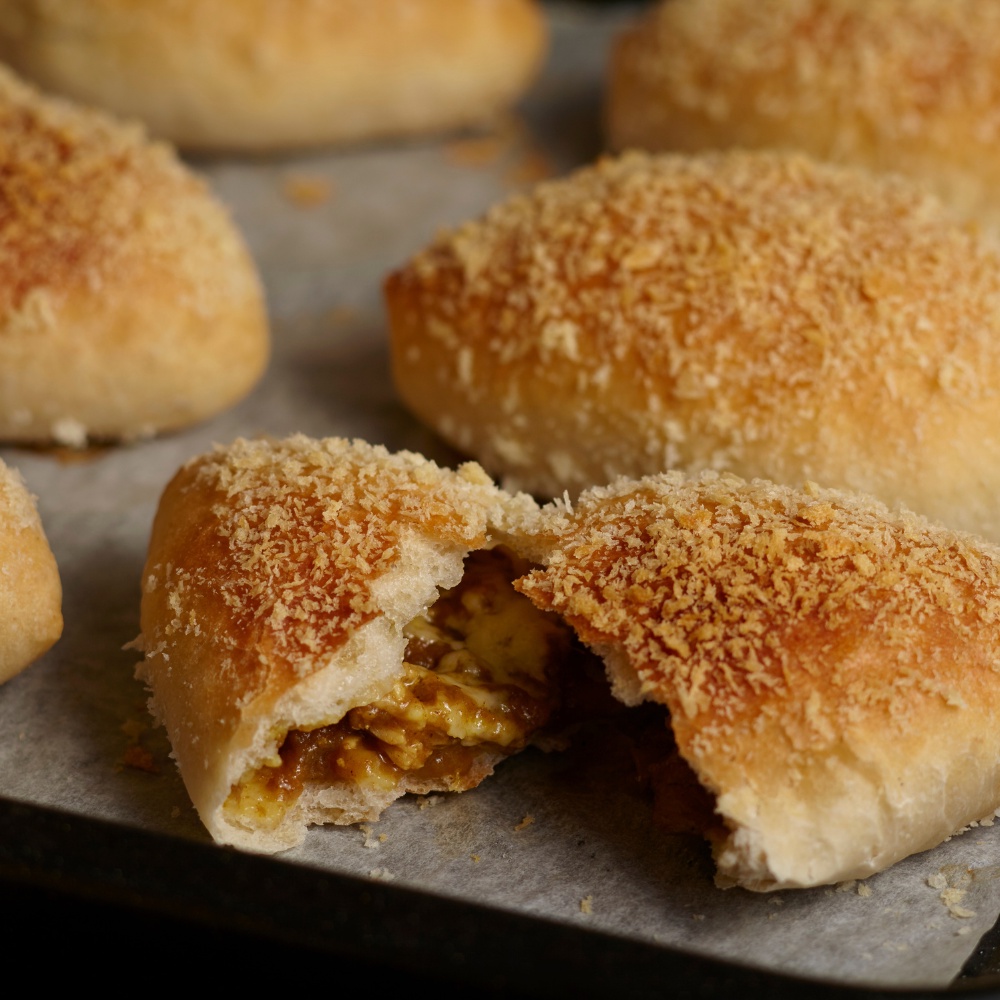 [CHỈ GIAO HCM] Bánh Mì nhân CÀ RI chiên xù Nhật Bản (65g*9) 585G [Đông lạnh] | Shopee Việt Nam