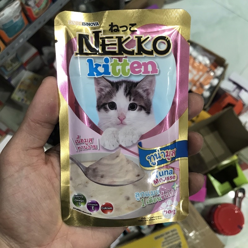 Pate Nekko Gói 70g - Pate Cho Mèo Từ Cá Ngừ Thật | Shopee Việt Nam