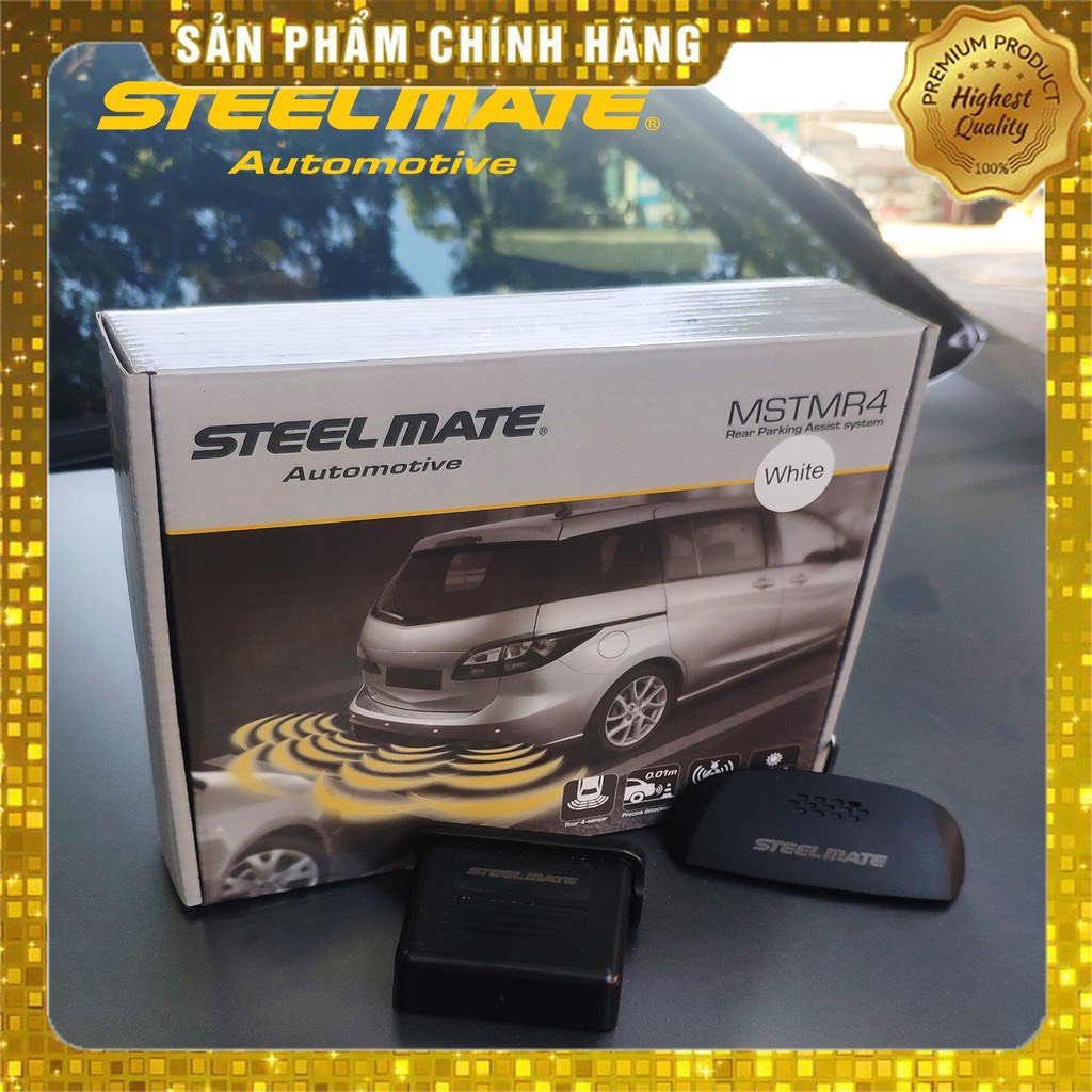 Cảm biến lùi 4 mắt Steelmate MR4 chính hãng bảo hành 24 tháng | Shopee ...