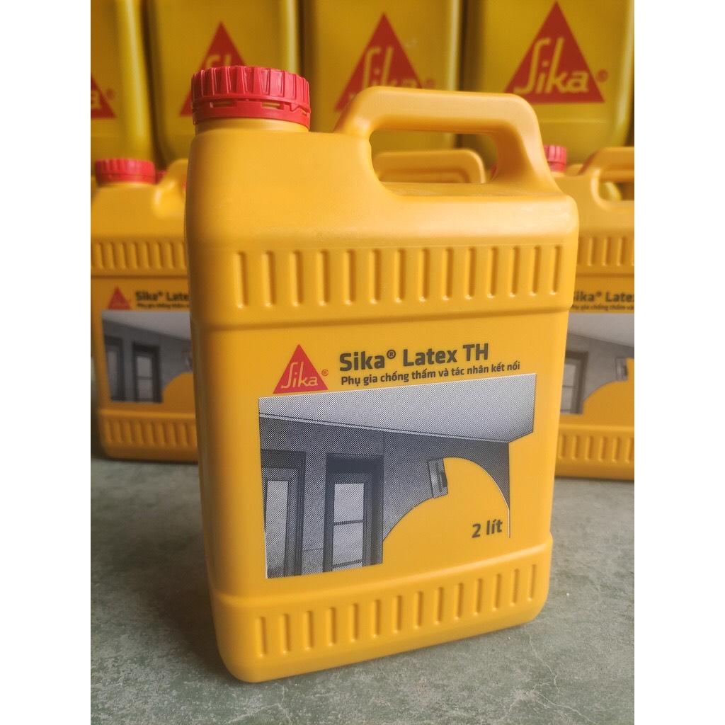 Can 5 Lít Phụ Gia Chống Thấm Sika Latex TH Và Tác Nhân Kết Nối Cho Vữa và Bê Tông Sika | Shopee ...