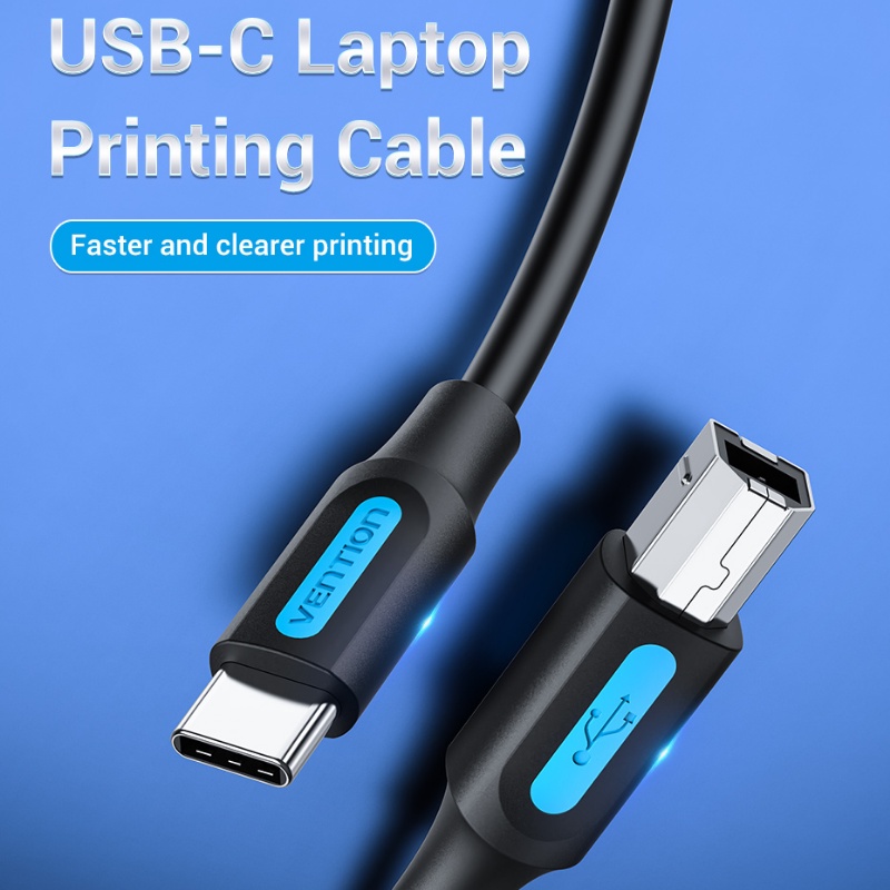 Cáp Vention USB C Sang USB B 2.0 Type C Cho MáY In / MáY Scan / MáY In ...