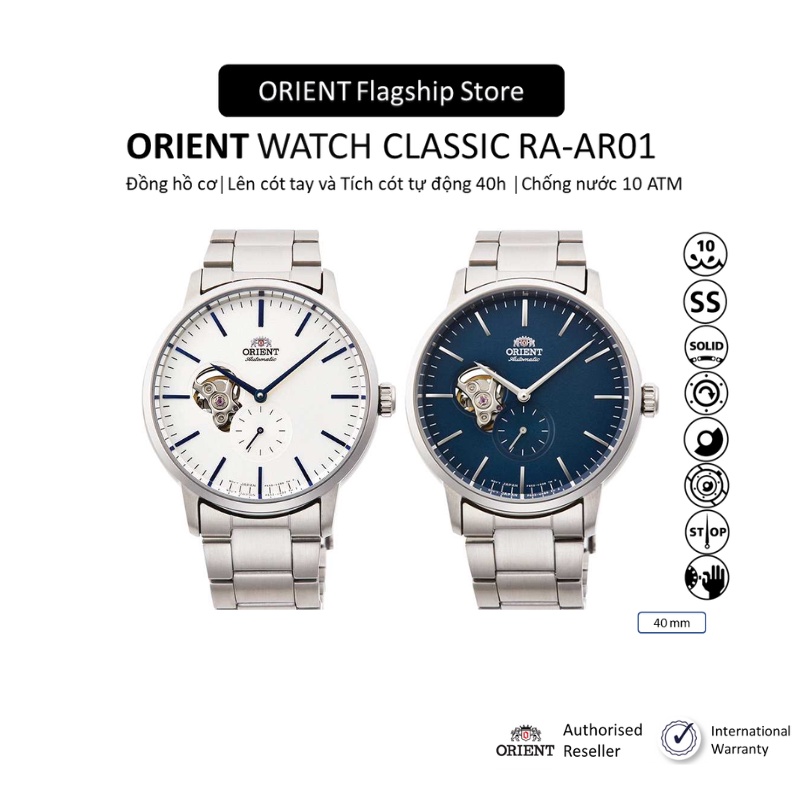 Đồng hồ nam Orient Classic Watch RA-AR010 máy lộ cơ automatic mặt kính ...