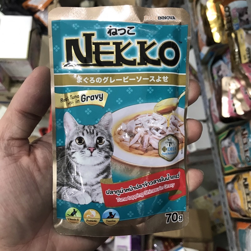 Pate Nekko Gói 70g - Pate Cho Mèo Từ Cá Ngừ Thật | Shopee Việt Nam