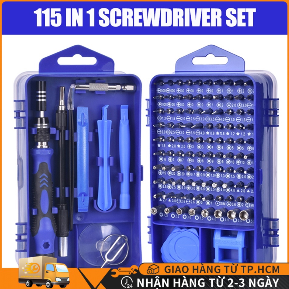 【FREESHIP】Bộ tua vít mini 115 đa năng bằng thép hợp kim để sửa chữa ...