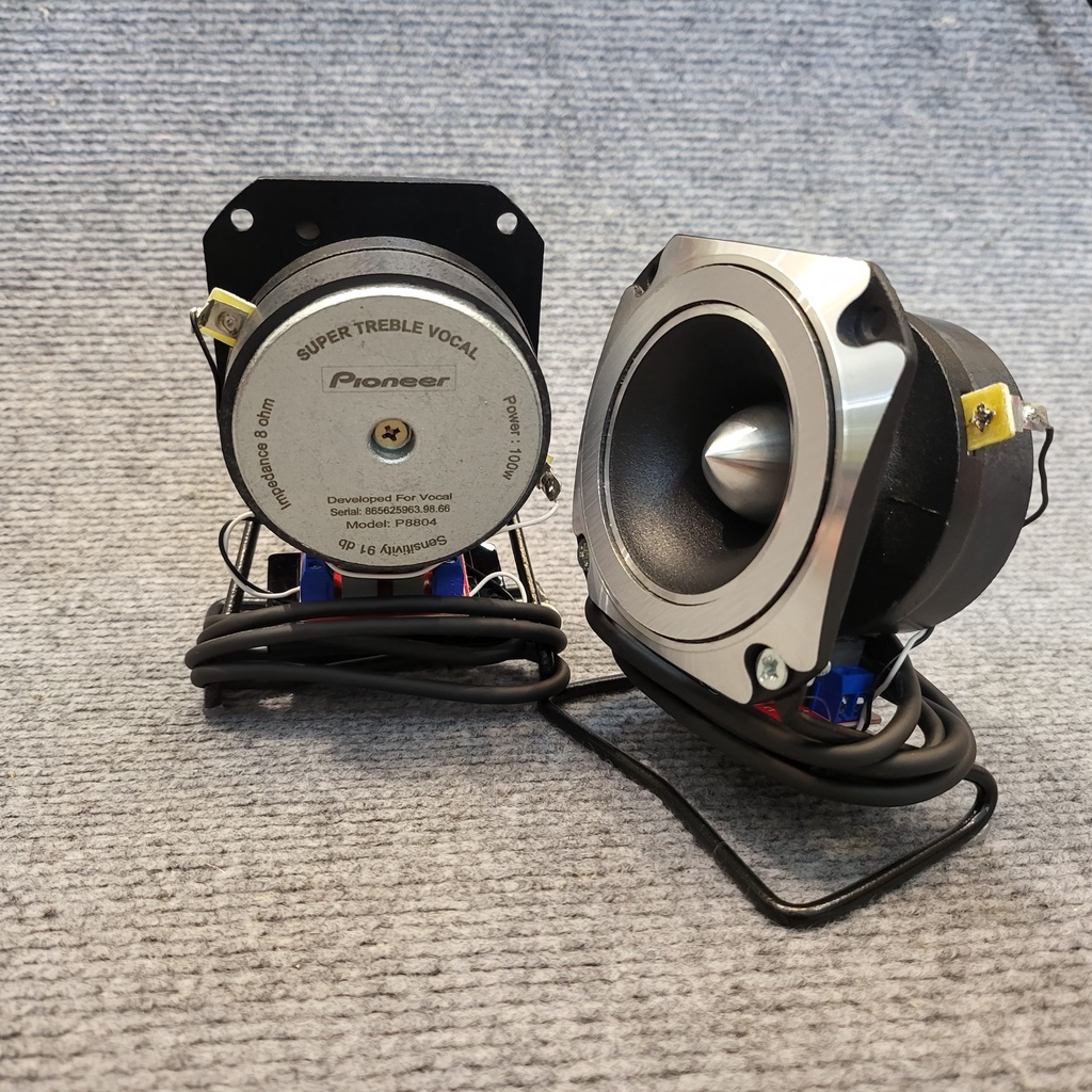 Loa Treble Pioneer P8804 lắp mạch phân tần trép T3 kèm chân, dây dẫn ...