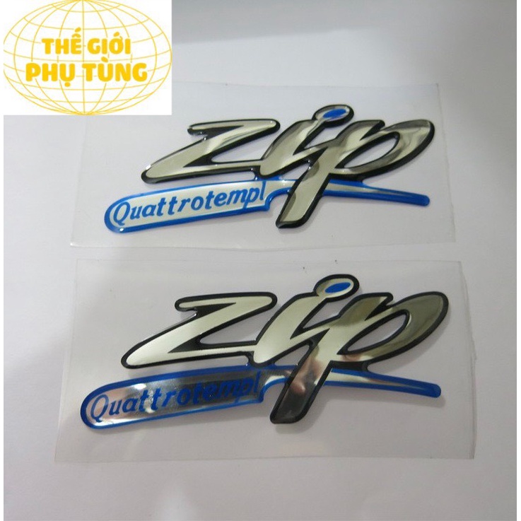 TEM XE PIAGGIO – ZIP CỰC ĐẸP (GIÁ 1 CẶP CHO 2 BÊN SƯỜN XE) | Shopee ...
