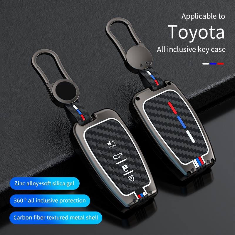Vỏ Bọc Chìa Khóa Bằng Hợp Kim Kẽm Cho Toyota Prius Camry Corolla C-HR ...