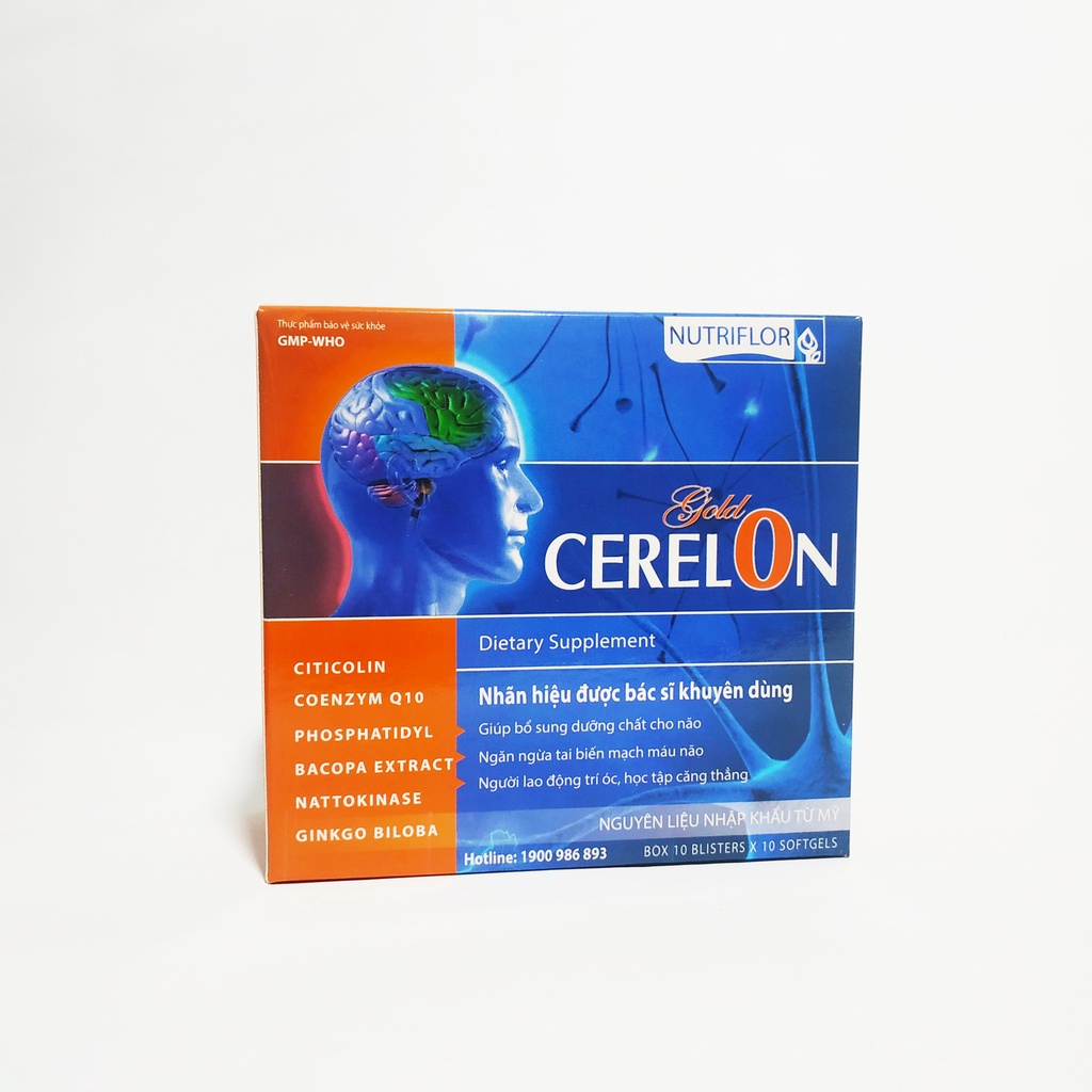 Hoạt Huyết Dưỡng Não Cerelon Gold - Giúp Tăng Cường Tuần Hoàn Máu Não ...
