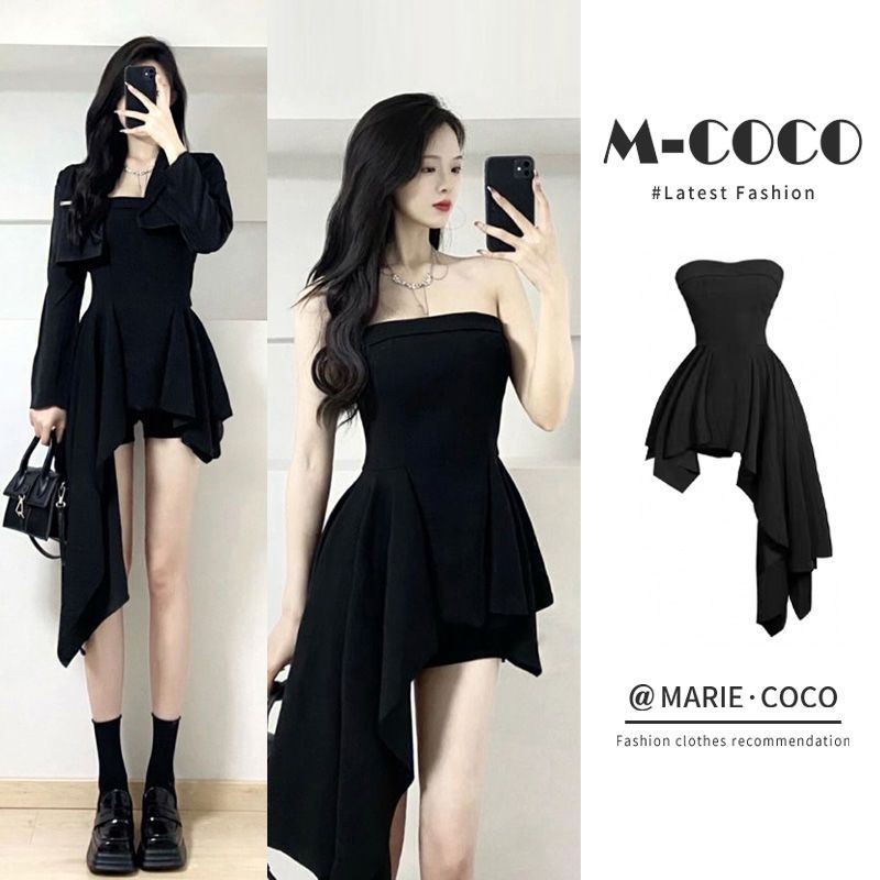 Bộ Áo Khoác + Đầm Ống Ngắn Ôm Eo Thời Trang Mùa Thu 2022 Phong Cách Mới ...