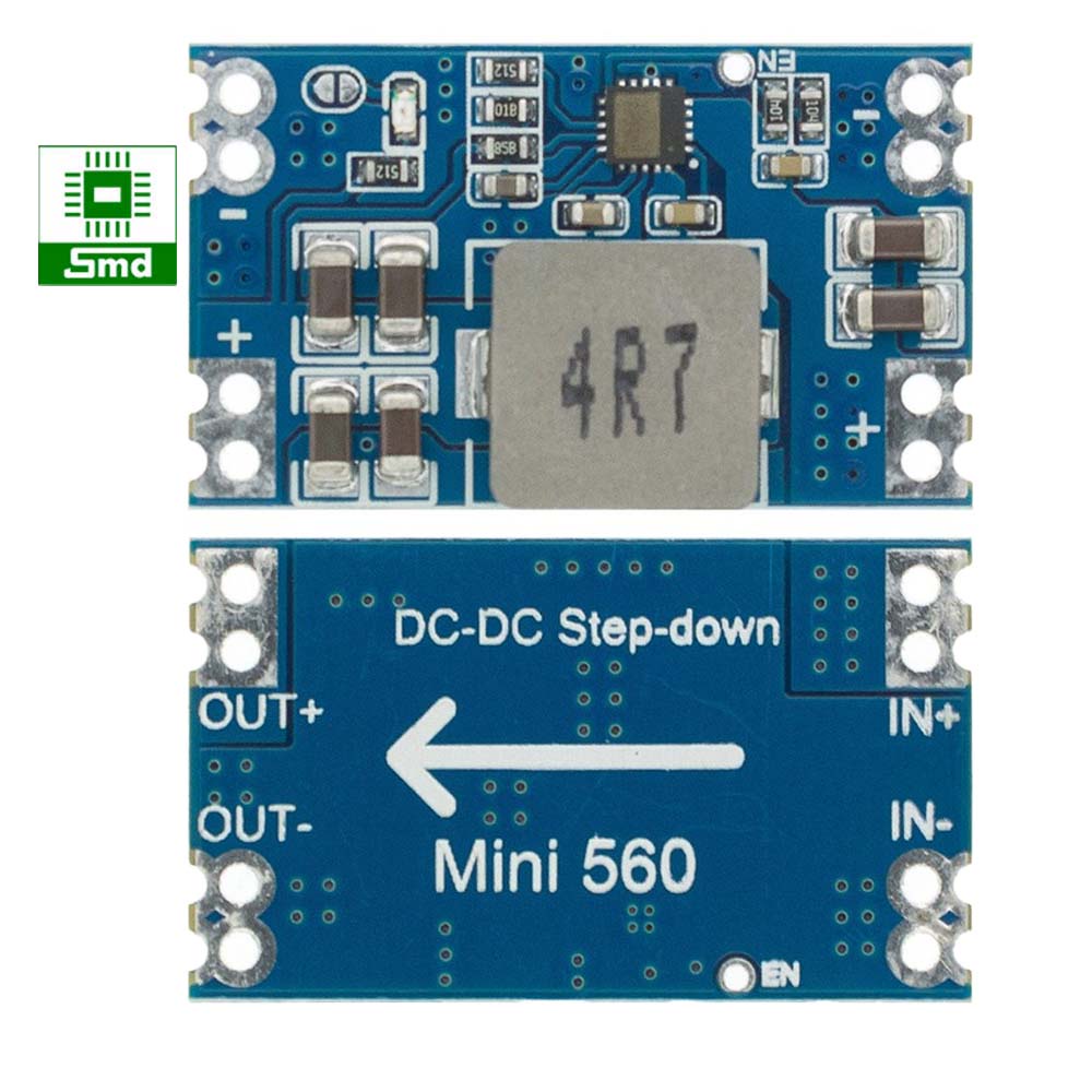 Mạch Hạ áp mini560 5A điện Áp 4 - 20V DC-DC module Buck điện áp điều ...