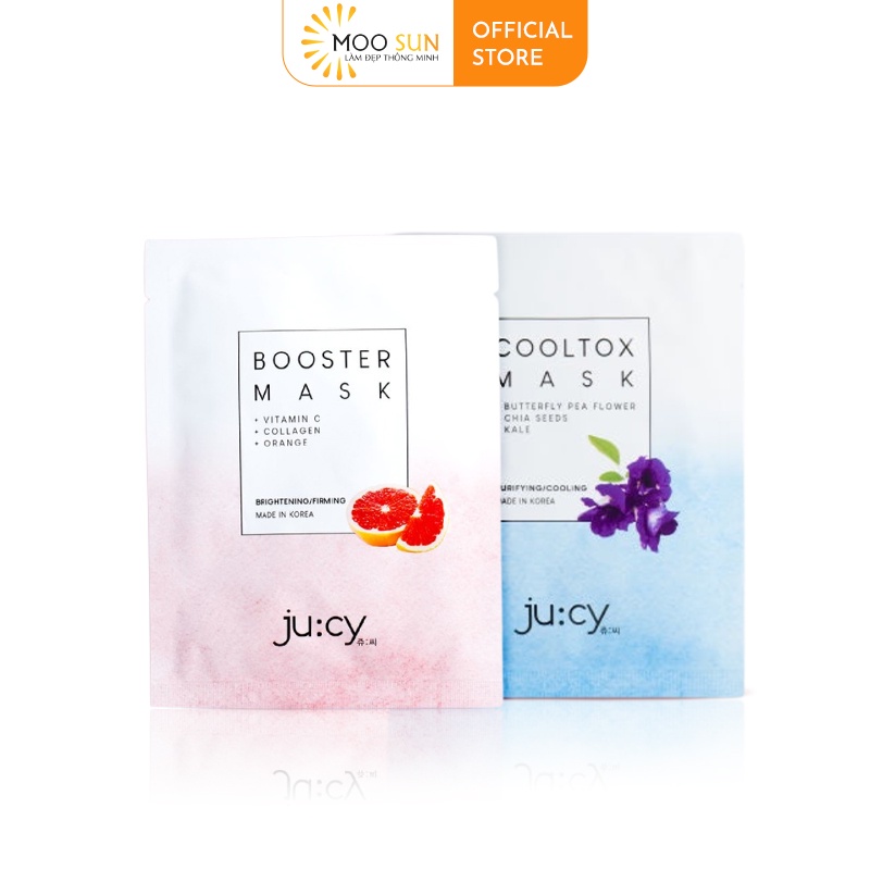 Mặt nạ dưỡng da BOOSTER MASK - COOLTOX MASK Ju:Cy Hàn Quốc 25ml ...
