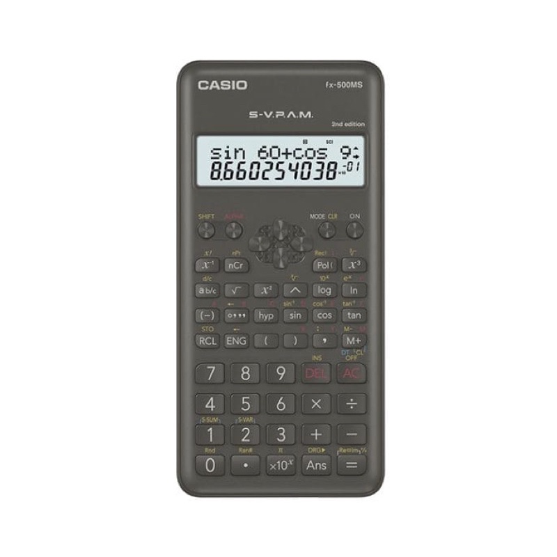 Máy Tính CASIO FX-500MS NEW-Chính Hãng-Giá Rẻ-NVP VPP | Shopee Việt Nam