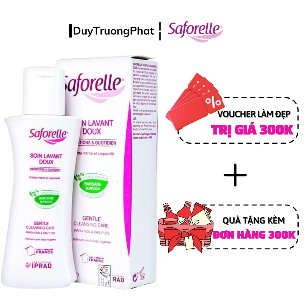 Dung dịch vệ sinh Saforelle Gentle Cleansing Care (250ml) | Shopee Việt Nam