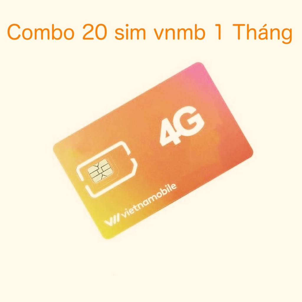 Combo 20 Sim Vietnamobile 2023 Hạn 1 Tháng - Tạo Tài Khoản ZL,SP,FB,MMO ...