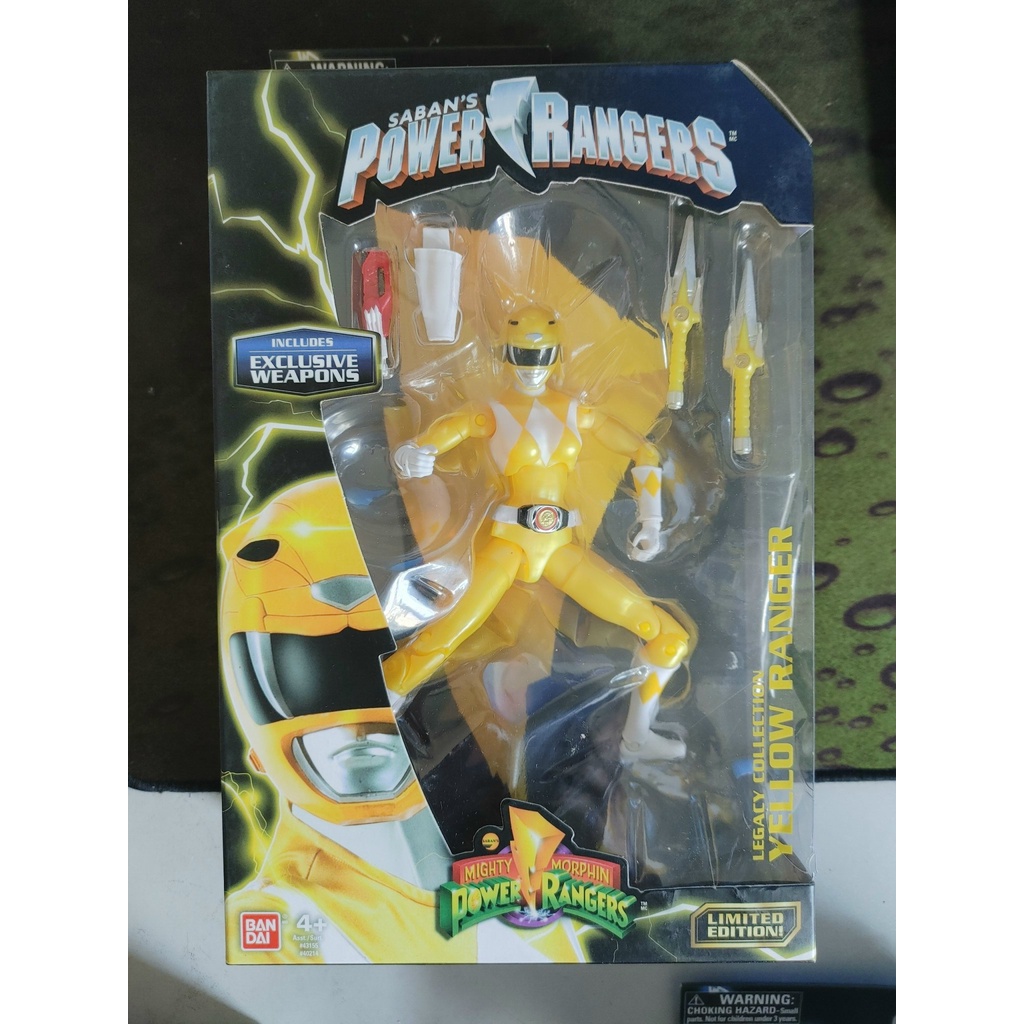 Mô hình chính hãng Bandai: Yellow Ranger (metallic) - Mighty Morphin ...