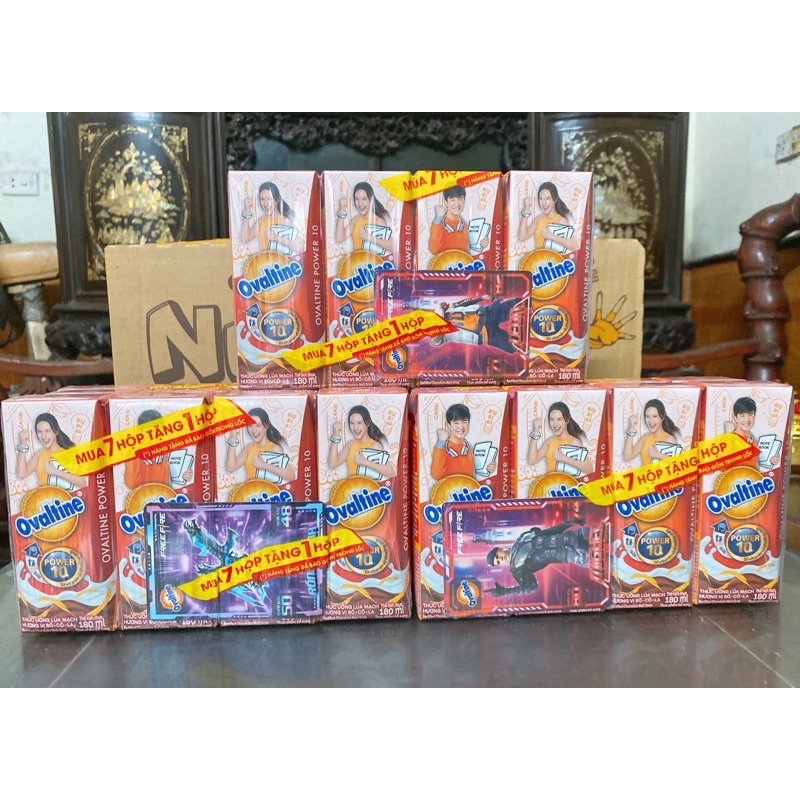 Thức uống Lúa Mạch Hương Vị socola Ovaltine hộp giấy ( 180ml x 4 hộp ...