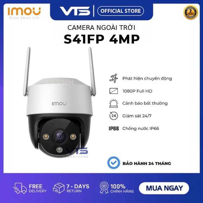 [NPP CHÍNH HÃNG] CAMERA IP WIFI IMOU IPC- S41FP Độ phân giải 4.0MP ...