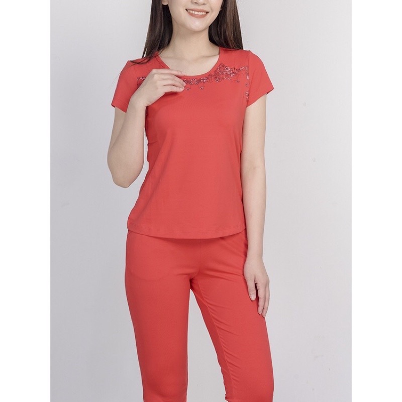 BỘ ÁO CỘC TAY QUẦN NGỐ COTTON WINNY 1MNCT21324N_489k | Shopee Việt Nam