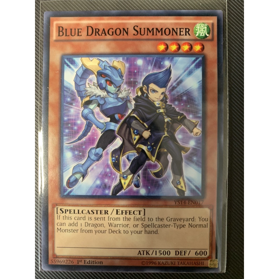 Thẻ bài Yugioh: Blue Dragon Summoner - YS14-EN017 - Common | Shopee ...