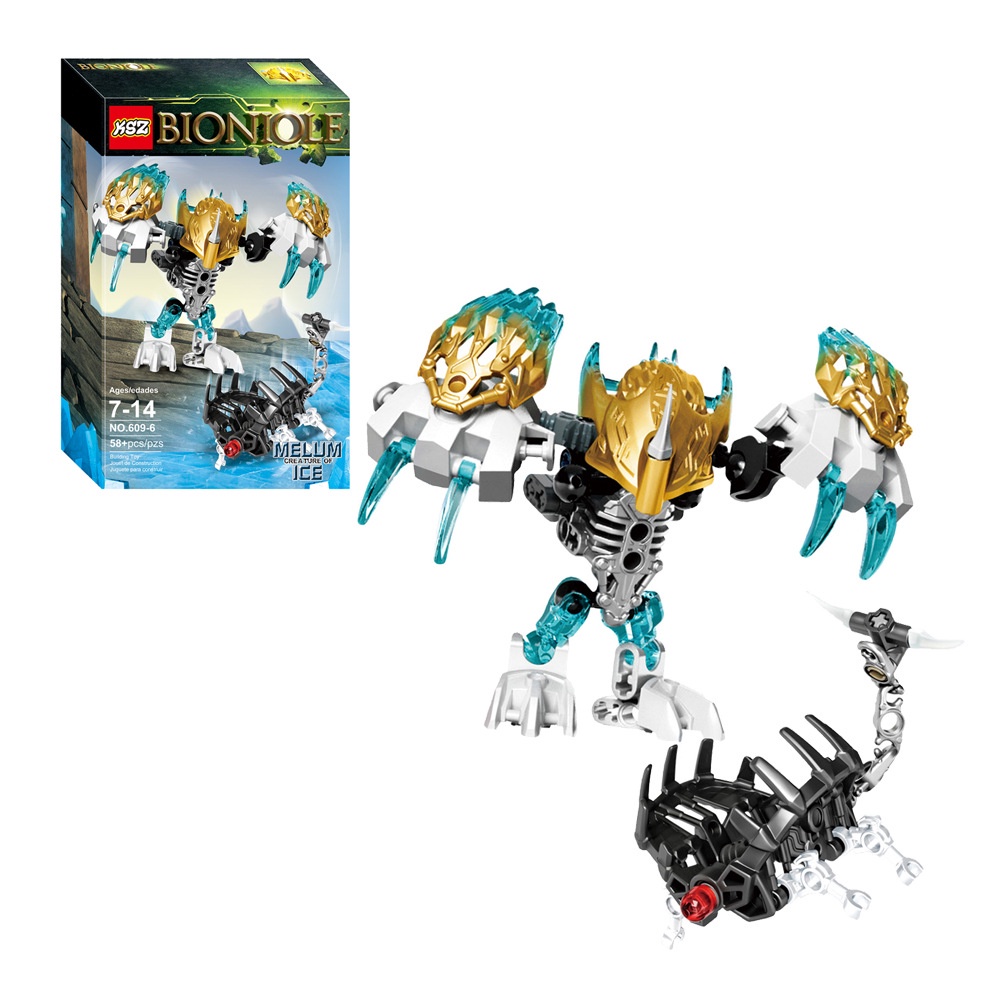 Mô hình lắp ráp Bionicle KSZ Melum Creature of Ice 609-6 | Shopee Việt Nam