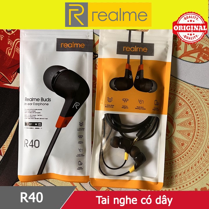 Tai Nghe Có Dây Realme R40 | Shopee Việt Nam