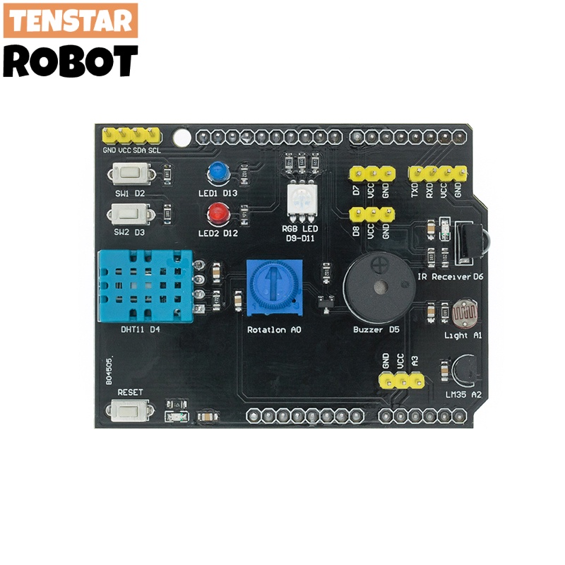 Bảng Mạch Cảm Biến Nhiệt Độ Và Độ Ẩm Đa Năng DHT11 LM35 Cho Arduino UNO ...