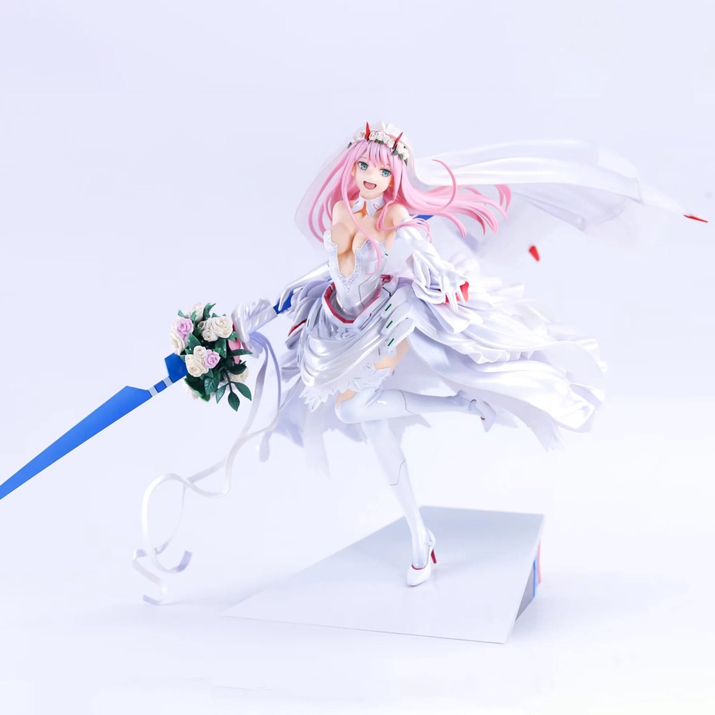Mô hình Zero Two trang phục váy cưới bản GK cao 25cm (fullbox) | Shopee ...