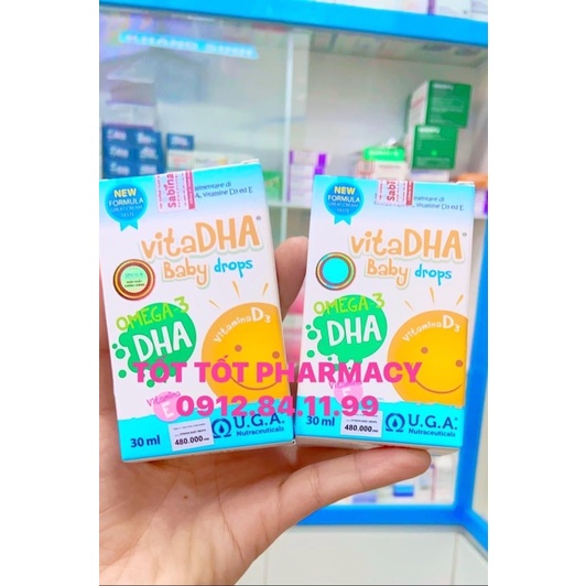 VitaDHA Baby Drops –Bổ sung D3 và DHA từ Châu Âu cho trẻ sơ sinh và trẻ nhỏ 30ml | Shopee Việt Nam
