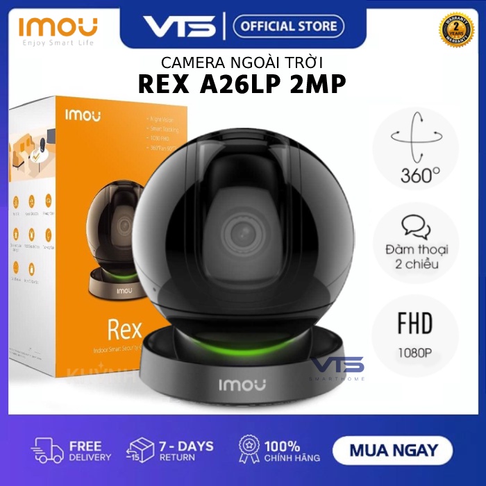 [NPP CHÍNH HÃNG] CAMERA IP WIFI IMOU REX IPC-A26LP Độ phân giải 2.0MP ...