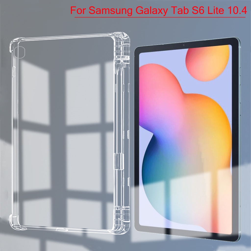 Ốp Máy Tính Bảng Silicon Trong Suốt Có Ngăn Đựng Bút Cho Samsung Galaxy ...