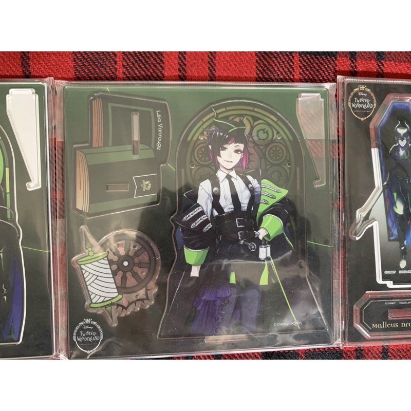 [hàng chính hãng] standee twisted wonderland malleus, lilia, riddle ...