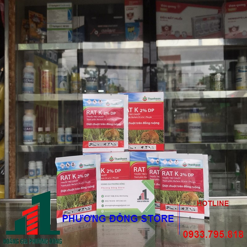 Thuốc diệt chuột Rat K 2% DP 10g | Shopee Việt Nam